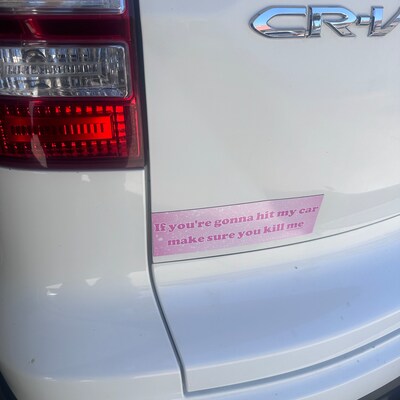 Im Just a Girl Bumper Sticker AND Magnet Funny Meme Sticker 8.7'' X 2.7 ...