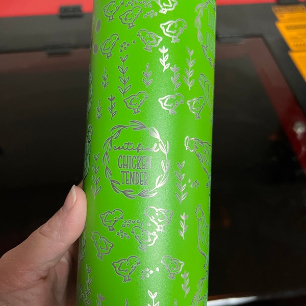 Hand Drawn Chicken Design Full 40 Oz Cup Wrap| Rooster| Chicks| Digital ...