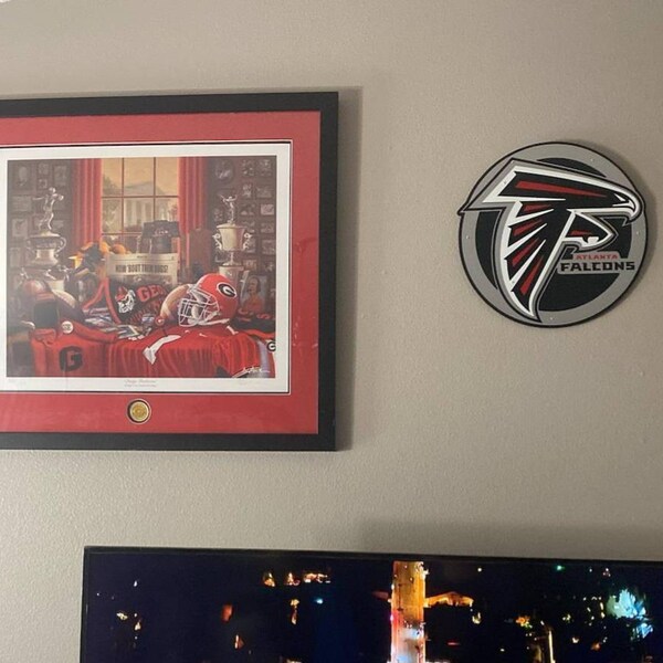 Atlanta Falcons Themed Wall Décor. - Etsy
