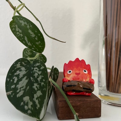 Pre-order Handmade Ceramic Fire Demon Spoon Rest, Unique Christmas Gift ...