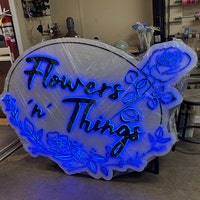 Custom Office Sign LED 3D Logo Backlit Custom Laser Cut Logo - Etsy Canada