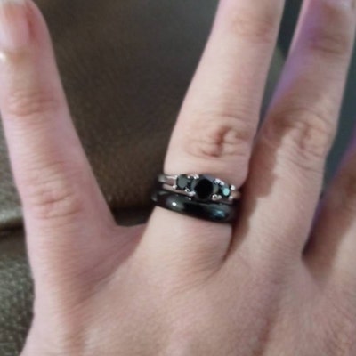 Hammered Ring Racing Ring Checkered Flag Ring Black - Etsy