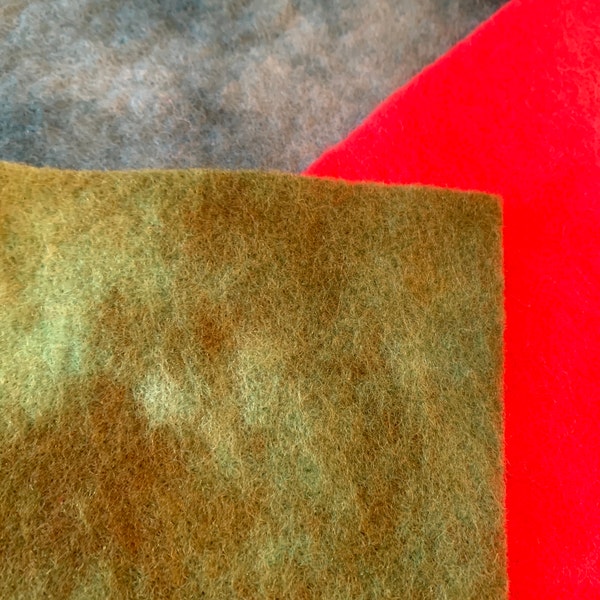 Hand Dyed 100% Wool Felt 9"x12" Sheets - Etsy
