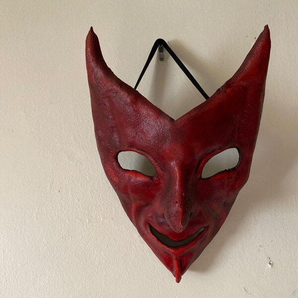 Mischievous Devil Mask for Halloween, Masquerade, Cosplay - Handcrafted ...
