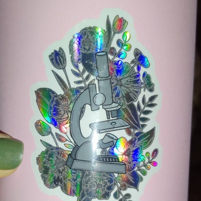 Sticker // the Future Belongs to the Curious Science Art - Etsy