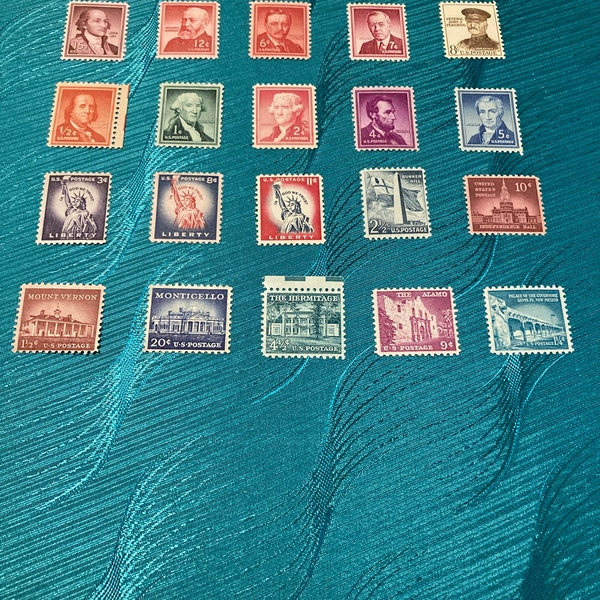 CITY MAIL DELIVERY Issue Vintage Postage Stamps, Norman Rockwell, Full ...