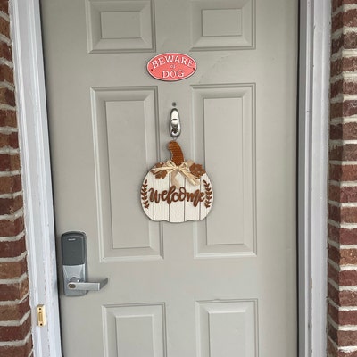 Beware of Dog Sign, Dog Lover, Cast Iron Dog Sign, Red Dog Sign, Puppy ...