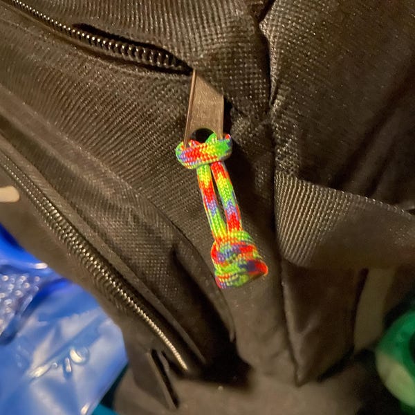 10 Pack Snake Weave Neon Zipper Pulls 2 Inches Long | KYA Paracord ...