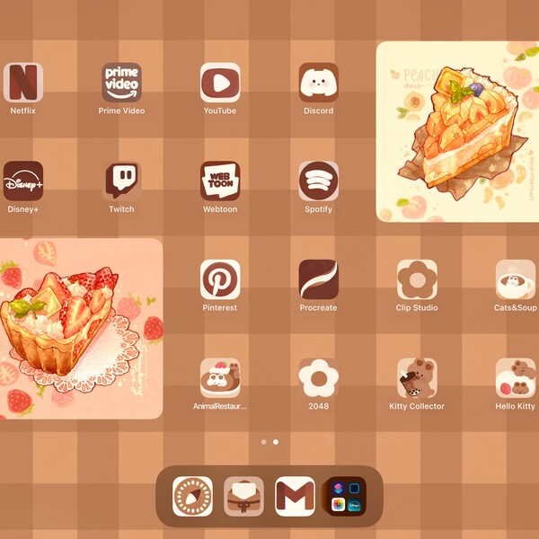 Cute Chocolate | App Icons Pack Ios & Android | Widgets | Wallpapers ...