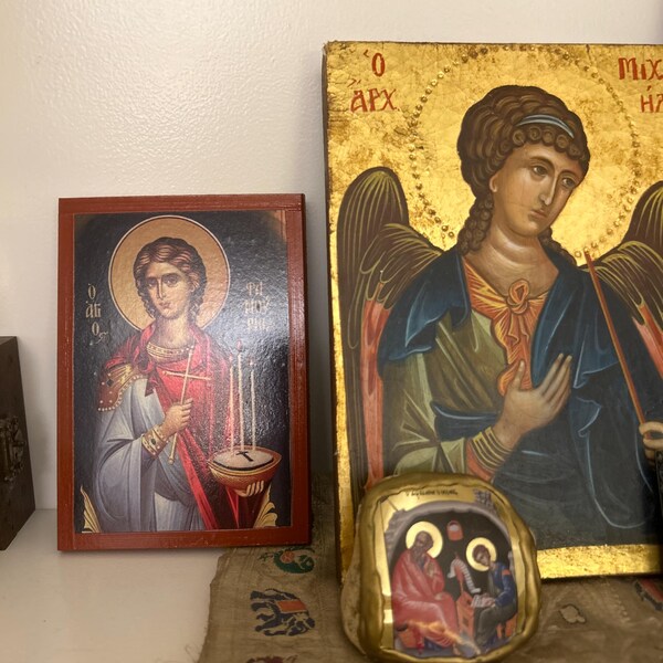 Saint Isaac Icon, Handmade Greek Orthodox Icon of St Isaac of Syria ...