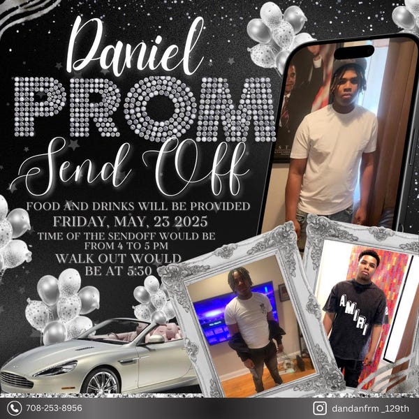 Prom Send off Flyer, DIY Prom Flyer, Prom Canva Template, Prom Send Off ...