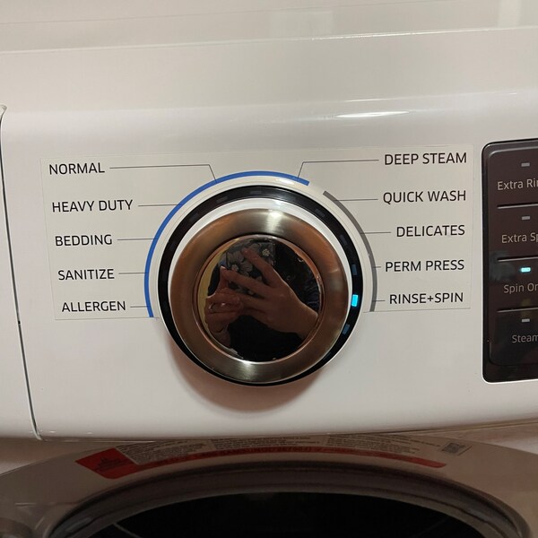 Samsung Model WF365BTBGWR Washer Sticker Sheet Labels / Decals for ...