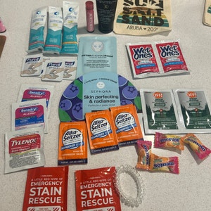 Girls Getaway Survival Kit, Hangover Kit Bags, Bachelorette Party, Girl ...