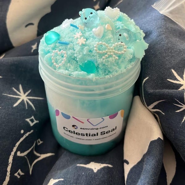 Neptune Slime - Fluffy Slime - Cloud Slime - Scented Slime - Drizzle ...