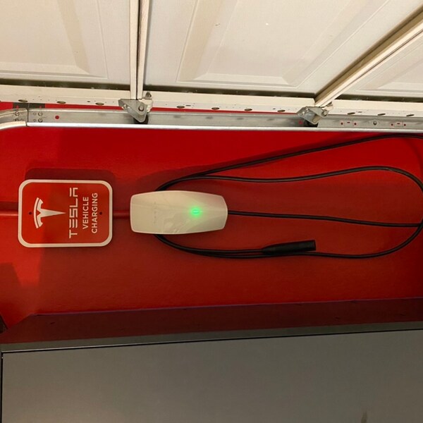 Tesla Charging Sign Wall Connector Home Mobile Charger Model 3 S X Y ...
