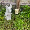 Labrador Garden Statue Sterling Statuary Handmade Solid Concrete Garden ...