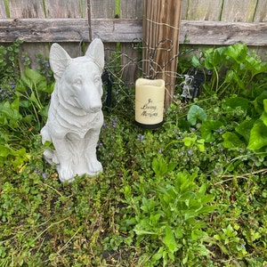 Labrador Garden Statue Sterling Statuary Handmade Solid Concrete Garden ...