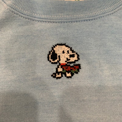 Snoopy Cross Stitch Pattern Snoopy Cross Stitch Dog Cross Stitch Cross ...