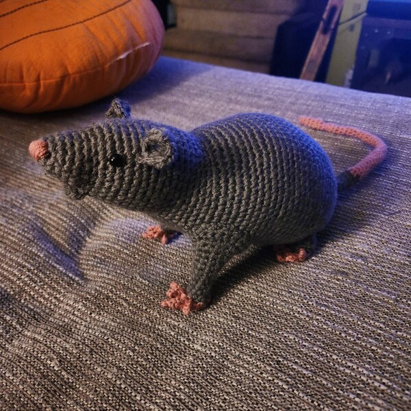 Digital Crochet Pattern Realistic Rat - Etsy