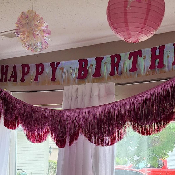 Xo, Fetti Elder Millennial Glitter Banner - Pink, 3 Ft. | Funny ...