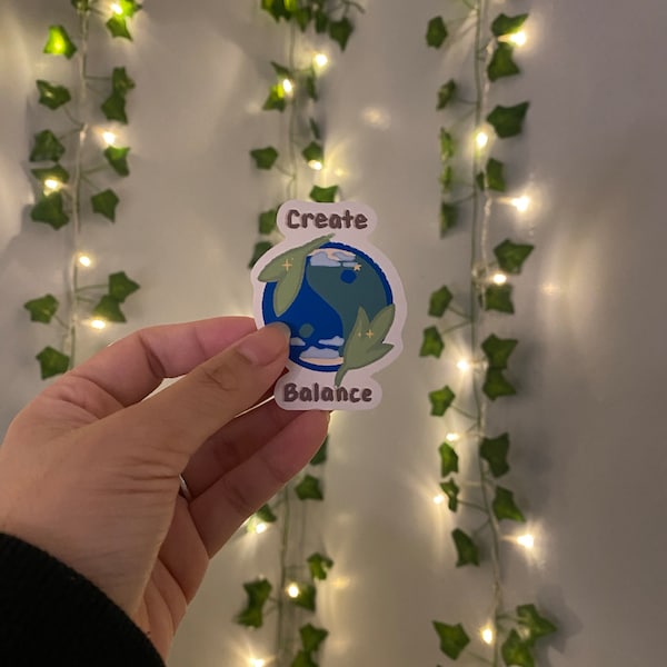 Carpool Sticker, Climate Change Action Sticker, Cute Sticker, Bear ...