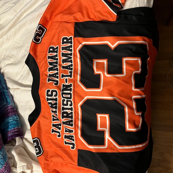 Personalized Football Jersey, Man Short Sleeves V-neck Shirt, Custom ...