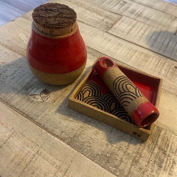 Bird Smoking Pipe Ceramic Stoneware Handmade Tobacco Pipe Smoker Gift ...