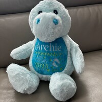 Personalised Embroidered Signature Penguin Cubbies Baby - Etsy UK