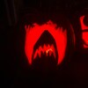 Printable Pumpkin Stencil for Carving - JAWS Shark and Swimmer ...