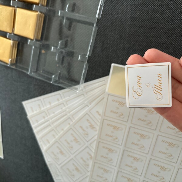High Gloss Custom Square Labels, Custom Logo Labels, Square Logo Labels ...
