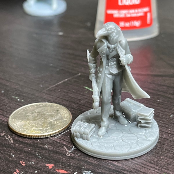 Dr Miles Rook - 32mm Scale Mini - Dnd Miniature Tabletop Fantasy ...