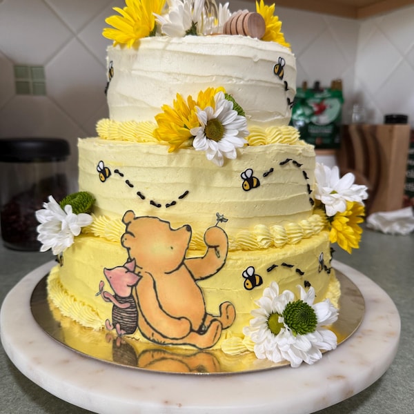 Classic Pooh and Piglet With Bees Edible Images - Etsy