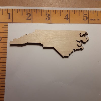 Unfinished Wooden North Carolina Shape State Craft From 1 up to 46 DIY ...