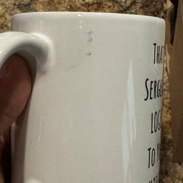 Custom Sergeant Mug, Police Sergeant Gifts, Sergeant Gift, Cop Mug ...