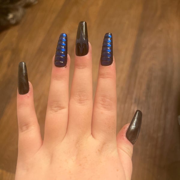 Friday the 13th Inspired Press on Nails Luxury Nails Halloween Nails ...