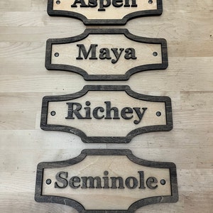 Custom City Name Sign Wood Ski Town Sign City Sign Ski Sign Ski Decor ...