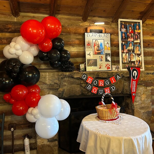 Graduation Banner Farmhouse Farm House Grad Party Sign Bunting Garland ...