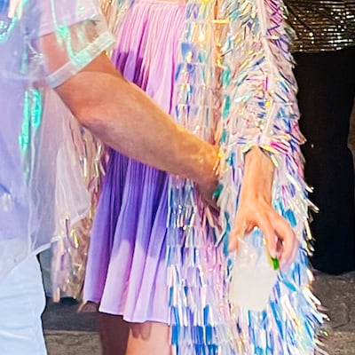 Fire Sequin Bell Sleeve Kimono / Festival Robe / Hooded Kimono / Maxi ...