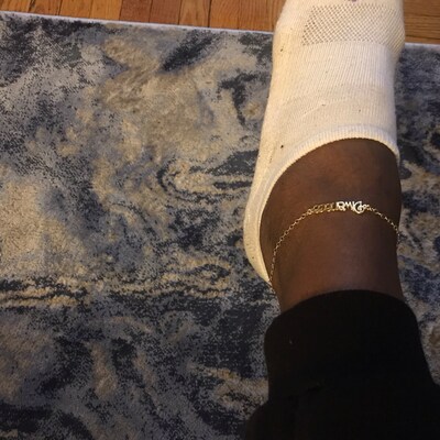 Personalized Name Bracelet or Anklet, Customized Name Bracelet/anklet ...