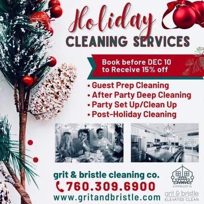 Holiday Cleaning Services Flyer Template Canva 8.5 X 11 Inch Clean ...