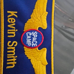 Astronaut Costume Custom Name Embroidered Patch Astronaut Cosplay Iron ...