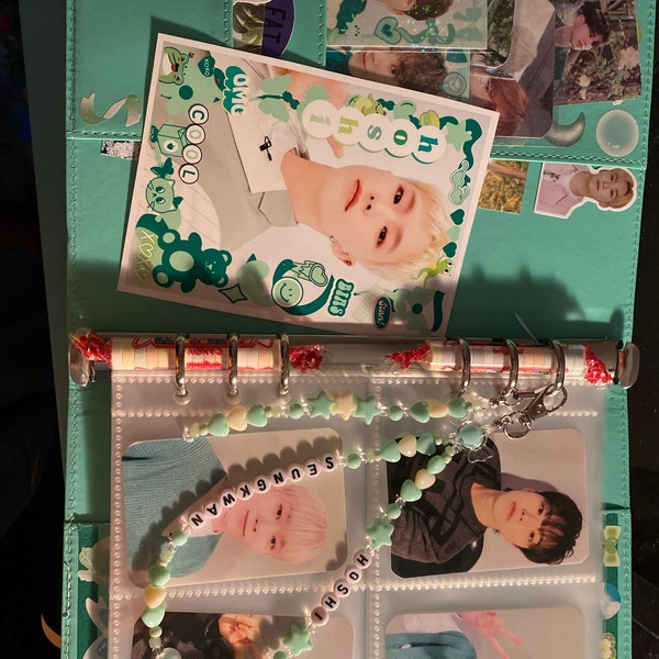 A5 Kpop Photocard Binder - Custom Deco K-pop Collect Book - Holds up to ...