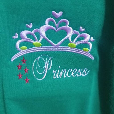 Princess Tiara A Machine Embroidery Design for the Little Princess - Etsy