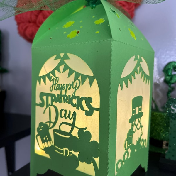 Firefly Shadow Box - Light Box - Paper Cut Template - Light Box SVG ...