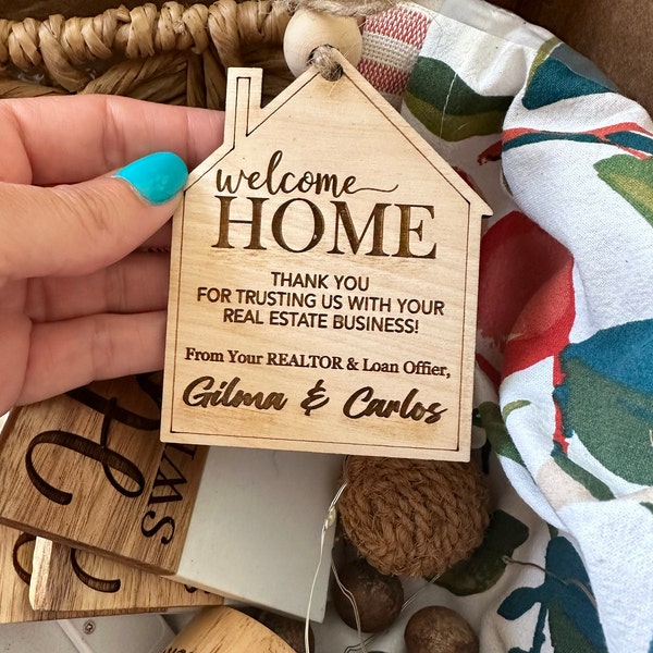 New Home Realtor Closing Gift Basket, Gift Basket for New Home Owner ...