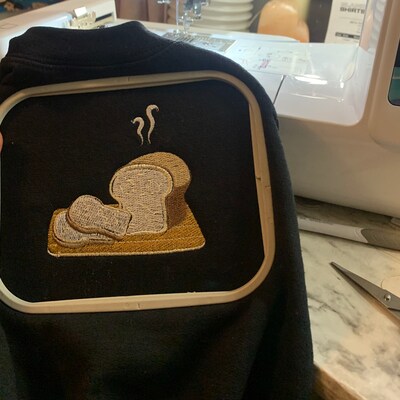 Bread Slices Machine Embroidery Design, Sliced Bread Embroidery Pattern ...