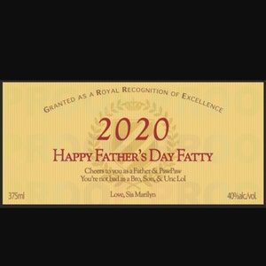 Birthday Custom Label, 1738 Cognac Custom Label, Personalized Cognac ...