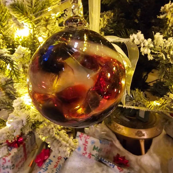 Gold Raspberry | Handblown Glass Ornament | Made in the Ozark Mountains ...