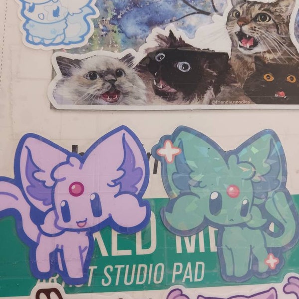 Chibi Eeveelution Diecut Stickers - Etsy