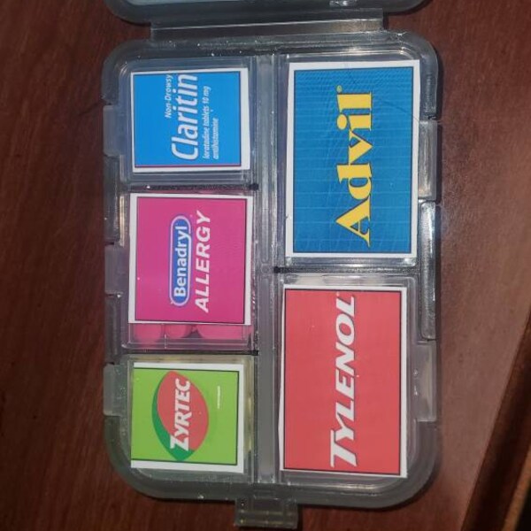 The Pocket Pharmacy Stickers for the Medimate 1 & 2 Pill Case Stickers ...